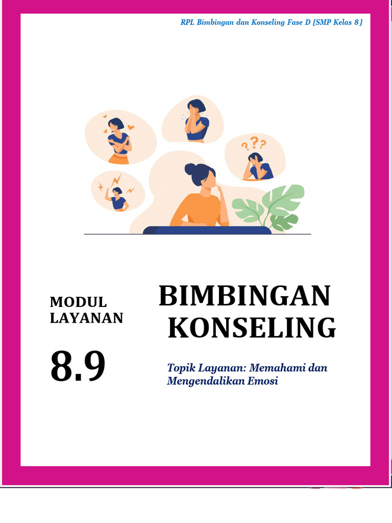 Modul Layanan BK - Mengenal & Mengendalikan Emosi (Riska Arum A.,S.Pd ...