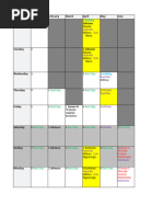 Months of the Year in Setswana | PDF | Calendar