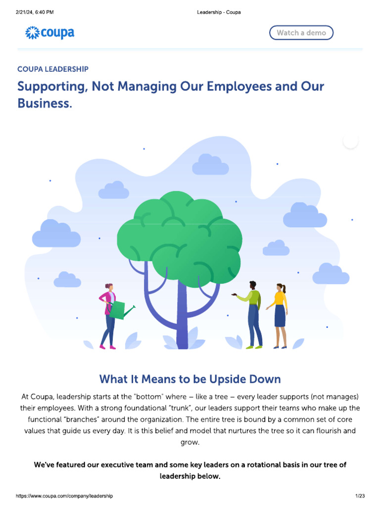 Leadership - Coupa | PDF