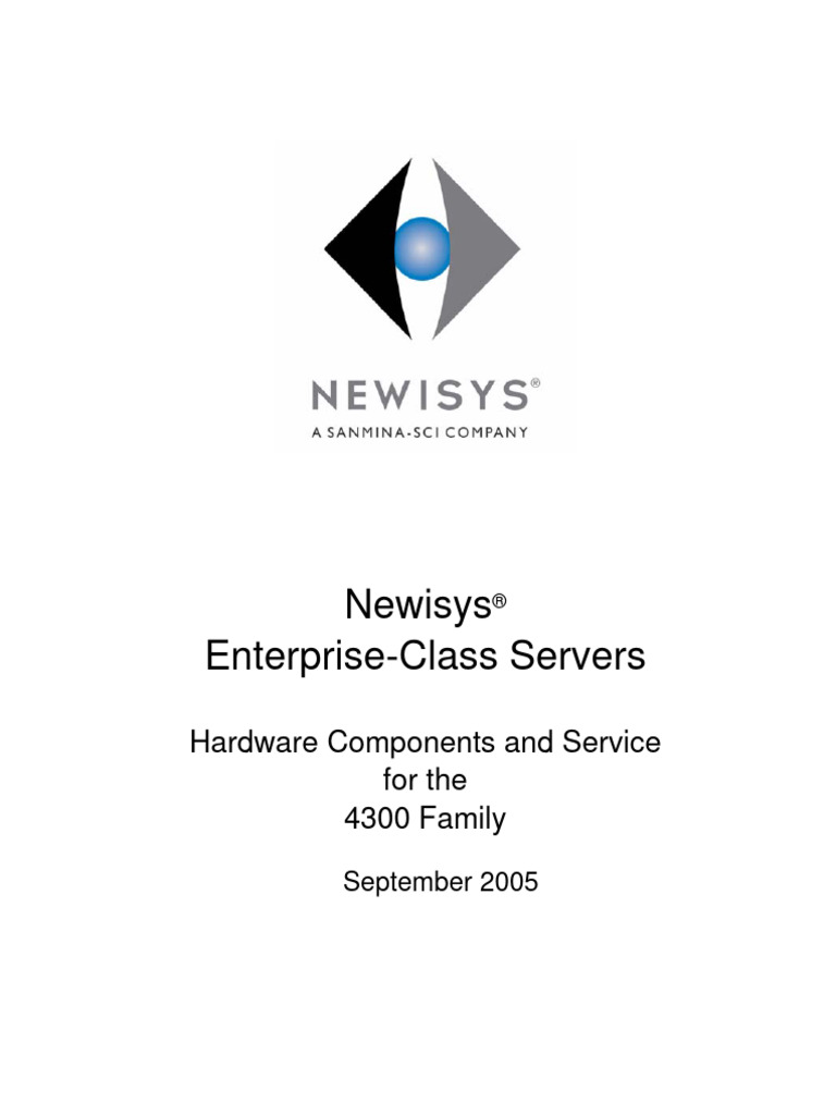 Newisys 4300 Hardware Components and Service | PDF | Electromagnetic ...