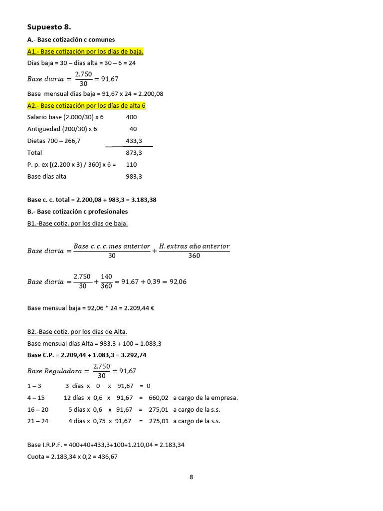 Soluc Ejer8 Hoja2 | PDF | Finanzas y dinero