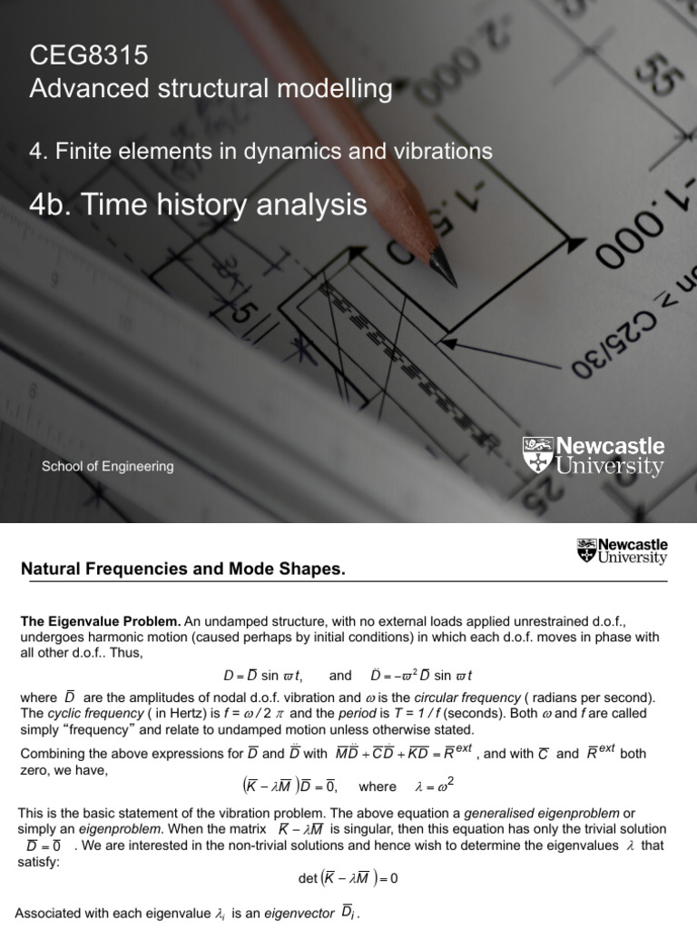 Advanced Structural Dynamics | PDF | Eigenvalues And Eigenvectors | Matrix (Mathematics)
