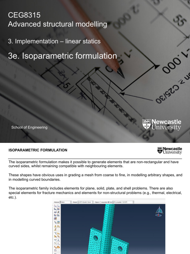 3e - Implementation - Linear Statics | Download Free PDF | Stress ...