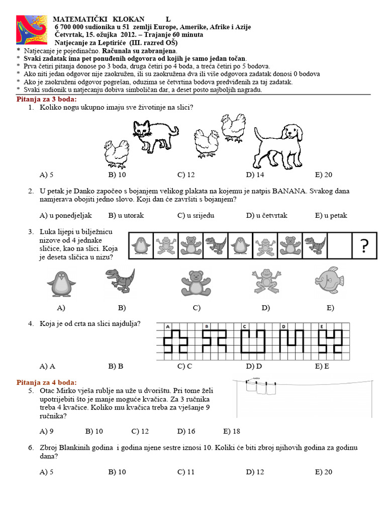 Leptirici 2012 Zad | PDF
