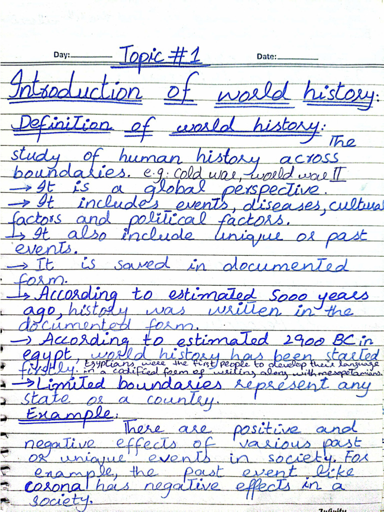 Introduction To World History | PDF