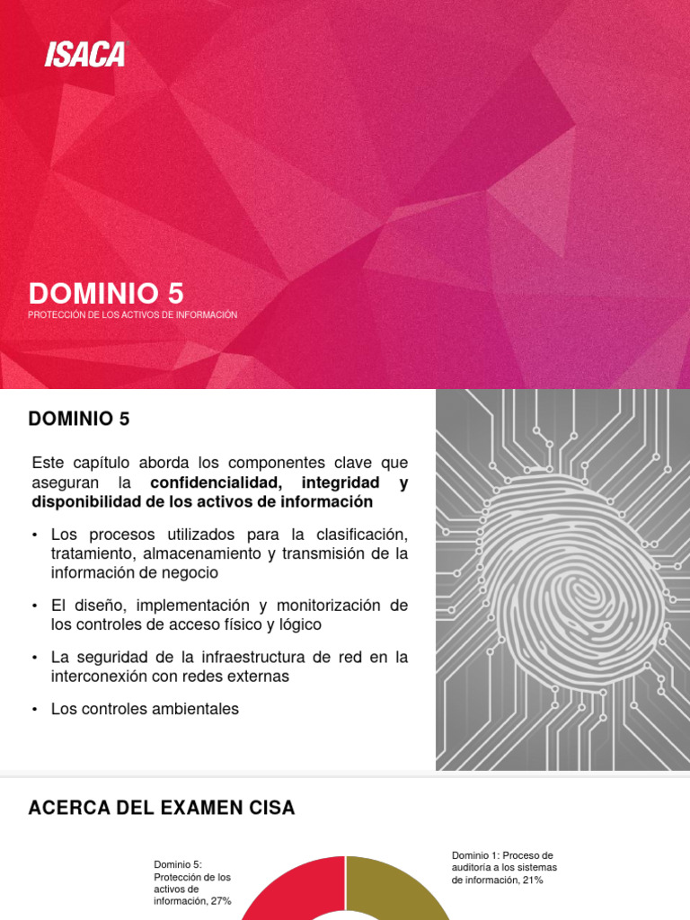 CISA Domain 5 | PDF | Cortafuegos (informática) | Clave (criptografía)