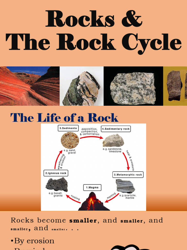 004 Rock Cycle | PDF | Rock (Geology) | Sedimentary Rock