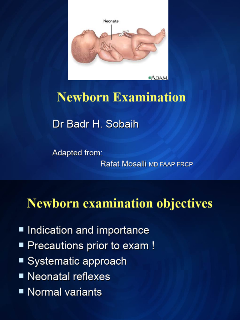 Newborn Examination 2015 | PDF | Clinical Medicine | Anatomy