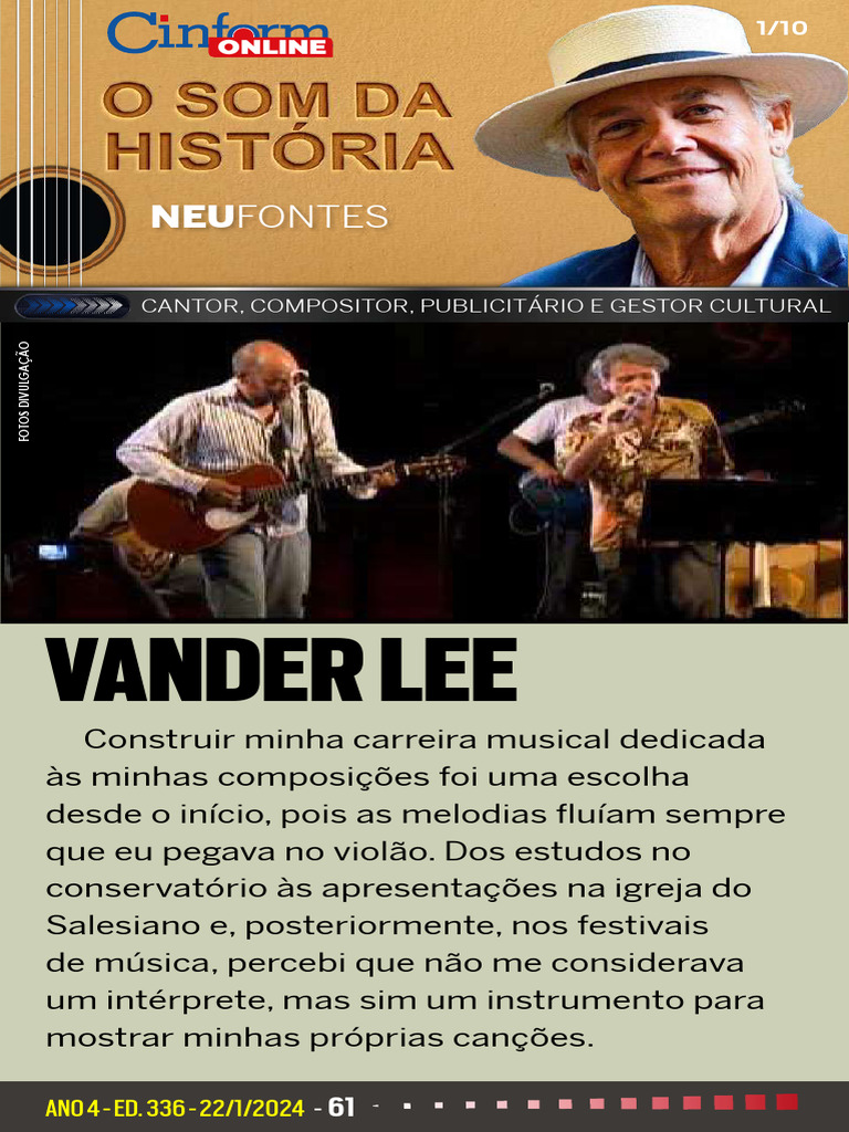 Legado Musical de Vander Lee | PDF | Estudos de Línguas Estrangeiras | Arte