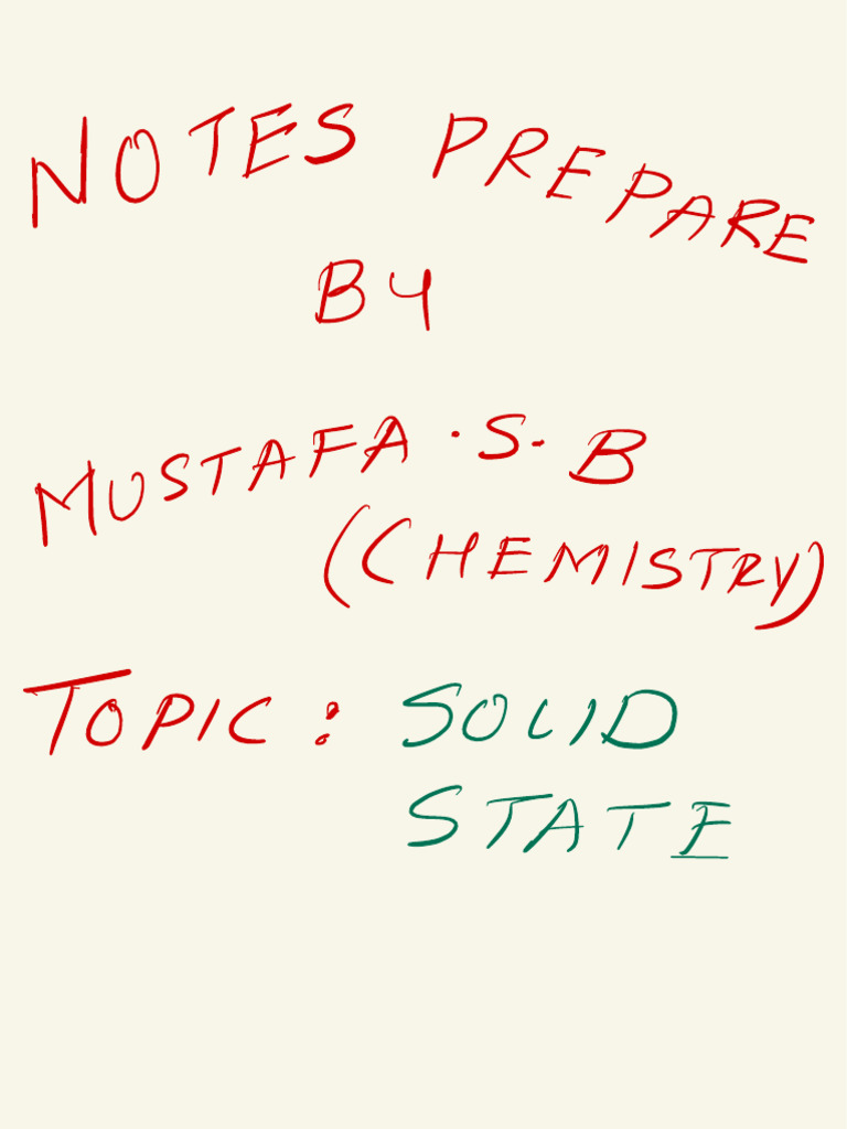 Understanding Solid State Chemistry | PDF | Crystal | Crystal Structure