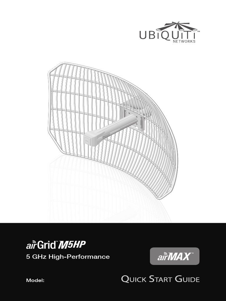 User-manual-Air Grid AGM5-HP-1724 Quick Start Guide | PDF | Antenna ...