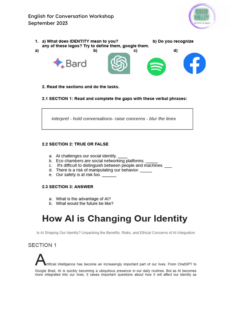 Ai & Identity | PDF | Artificial Intelligence | Intelligence (AI ...