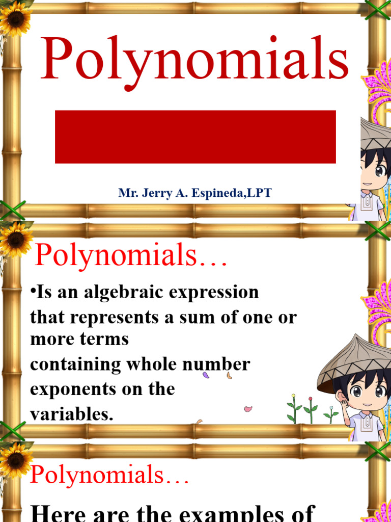 Polynomials | PDF | Polynomial | Factorization