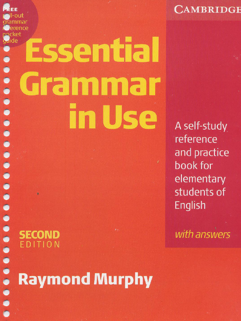 Essential Grammar in Use 2nd Edition by R. Murphy - Book | PDF | Syntax | Language Mechanics