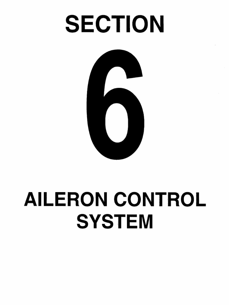 Section 6 - Aileron Control System | PDF | Screw | Aileron
