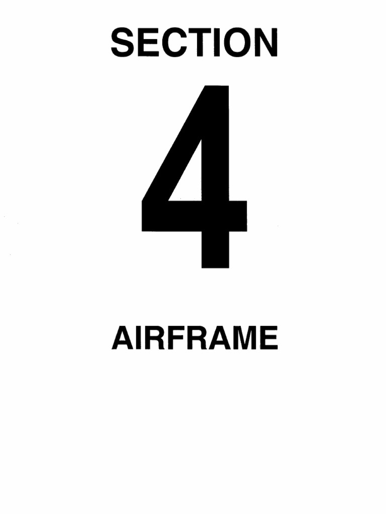 Section 4 - Airframe | PDF | Empennage | Rudder