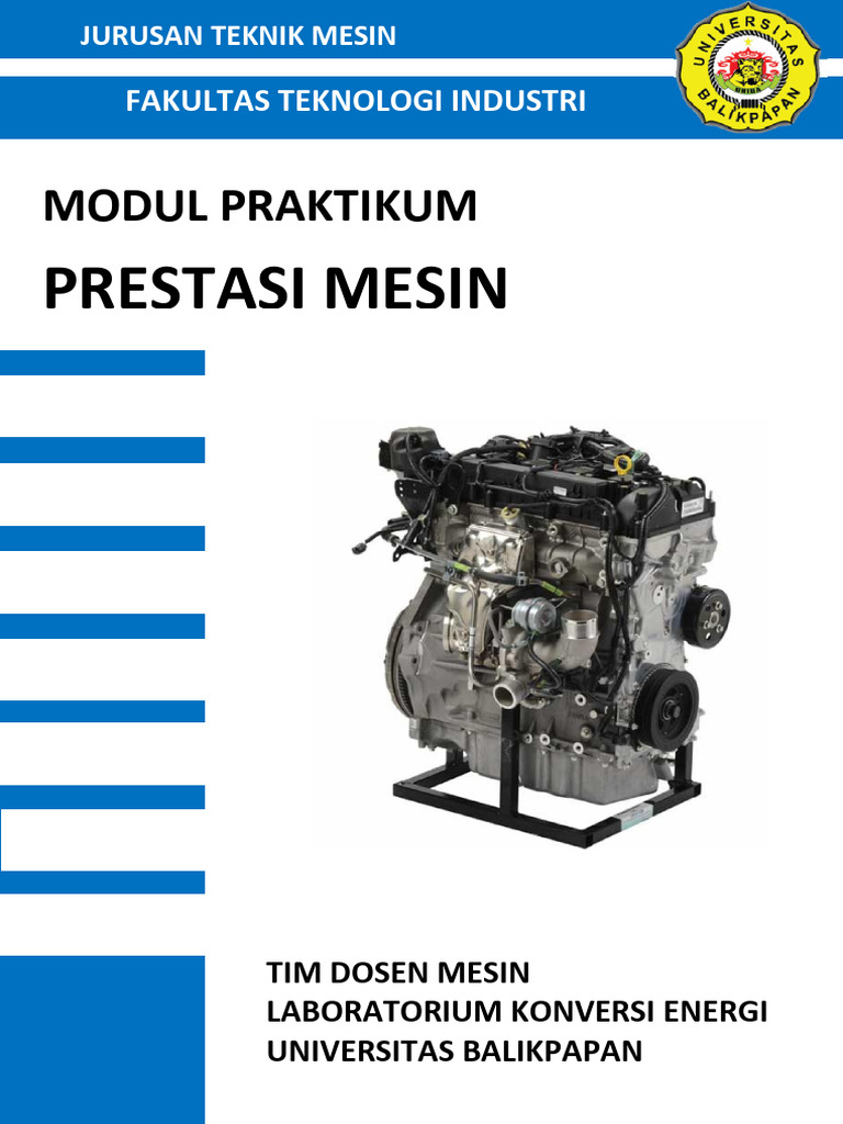 Prestasi Mesin Modul Praktikum | PDF