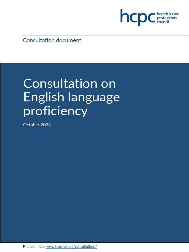 Consultation Document English Language Review | Download Free PDF ...