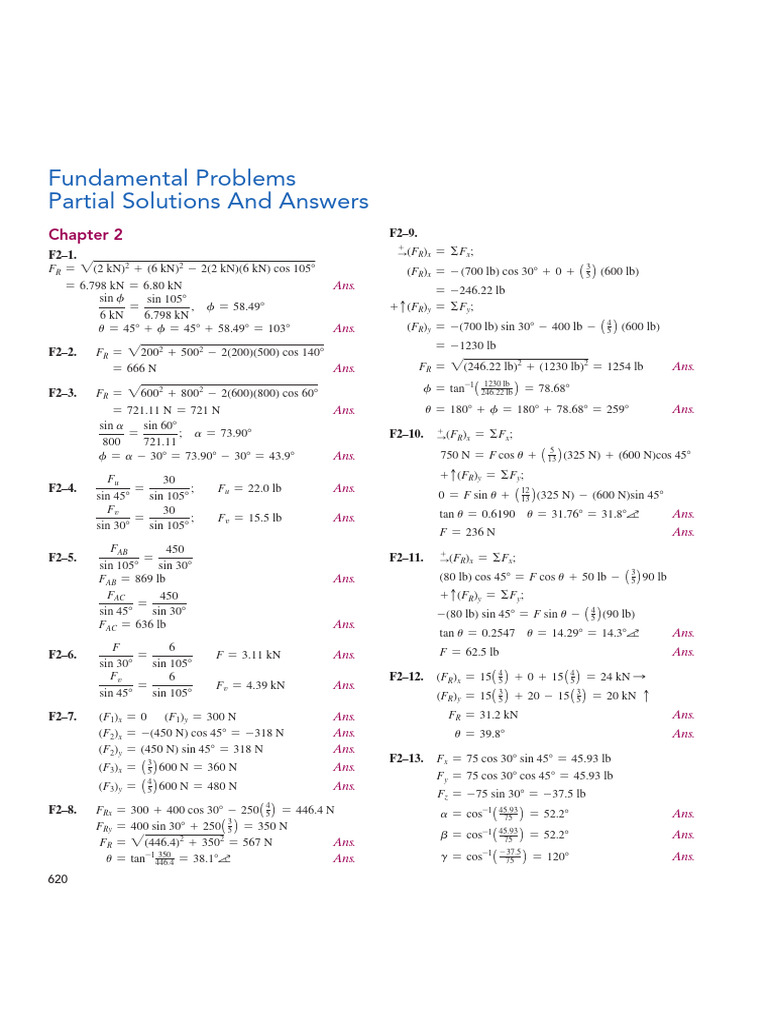 Equivalent Forces and Moments Analysis | PDF