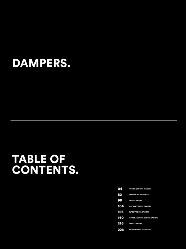 Safid Dampers1 | PDF | Duct (Flow) | Mechanical Engineering