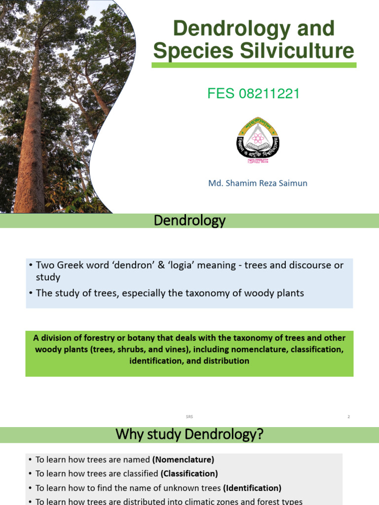 Lecture 1 | PDF | Biodiversity | Trees