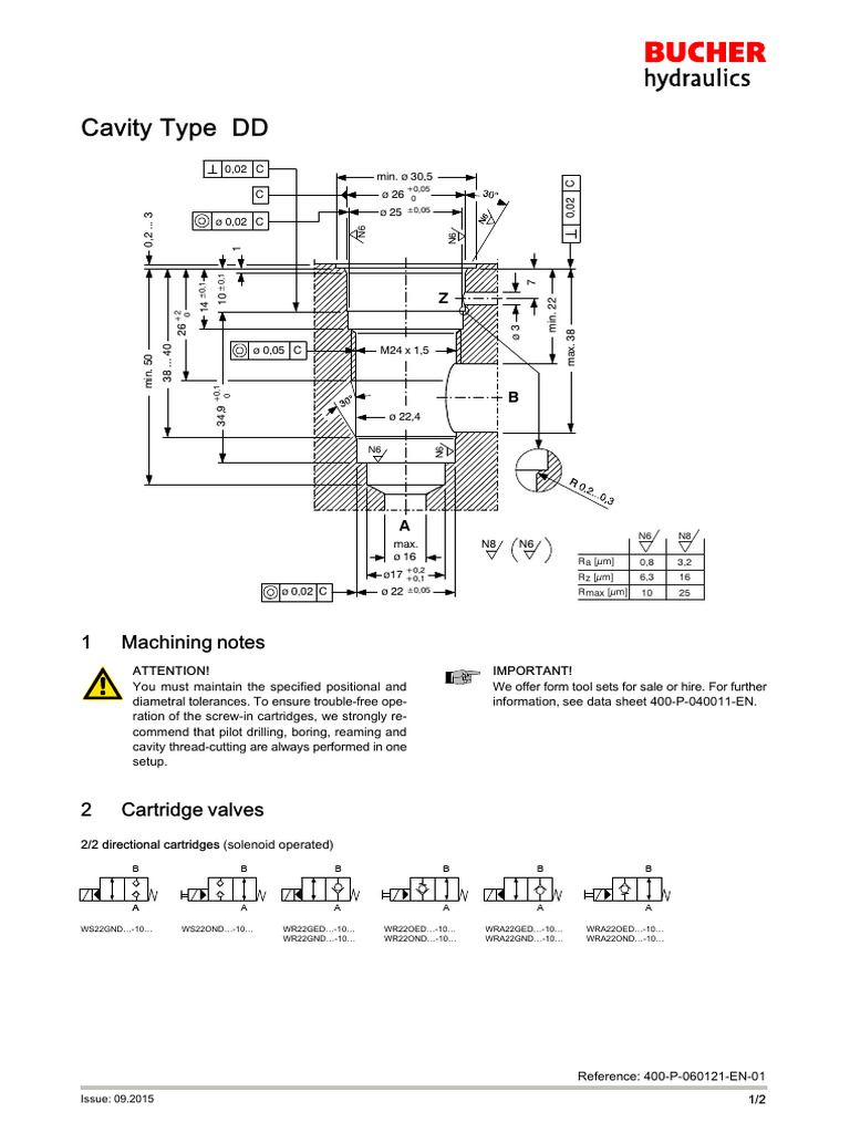 Cavity Type DD: 1 Machining Notes | PDF | Mechanical Engineering ...