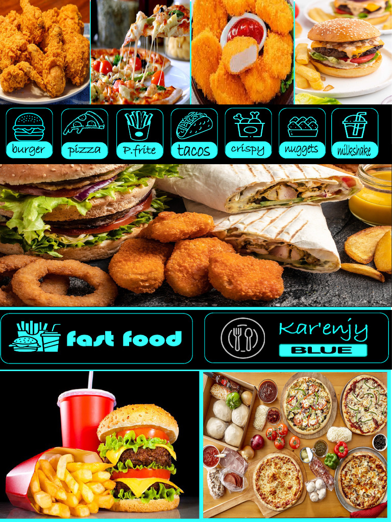 Fast Foods Bache 215x150 +bordure 5 Manodidina | PDF