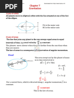 Class 11 Gravitation Formula Sheet | PDF | Newton's Law Of Universal ...