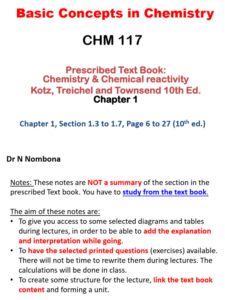 Theme 1 Chemistry | PDF | Significant Figures | Mixture