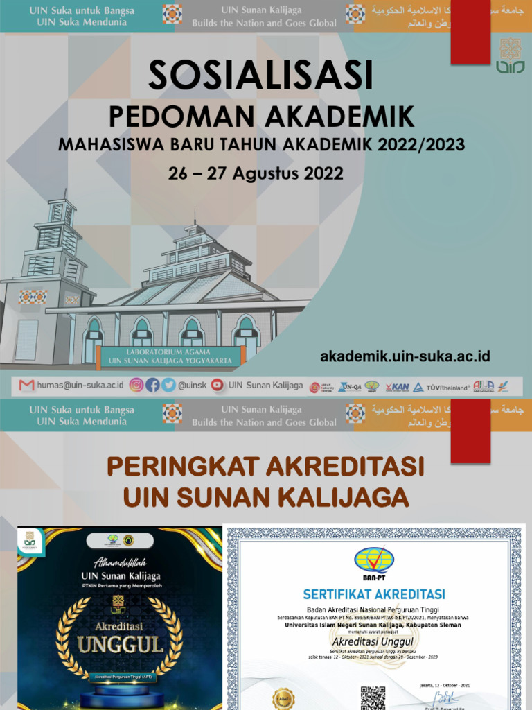Pedoman Akademik UIN Sunan Kalijaga | PDF