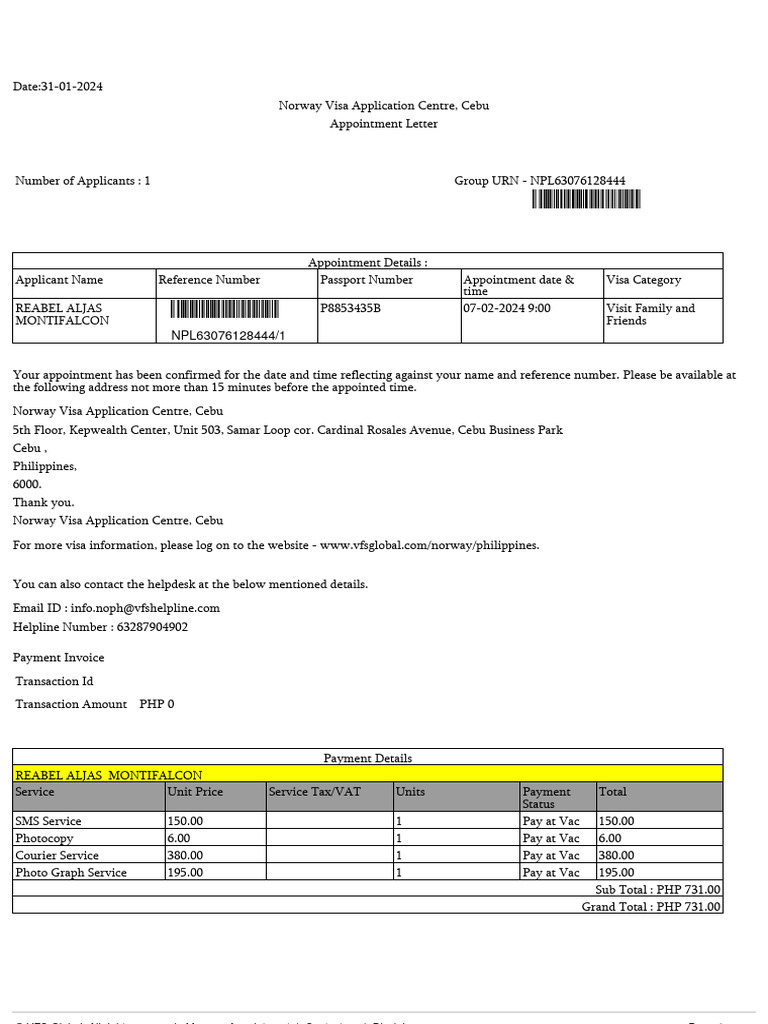 © VFS Global. All Rights Reserved. Manage Appointment - Contact Us ...