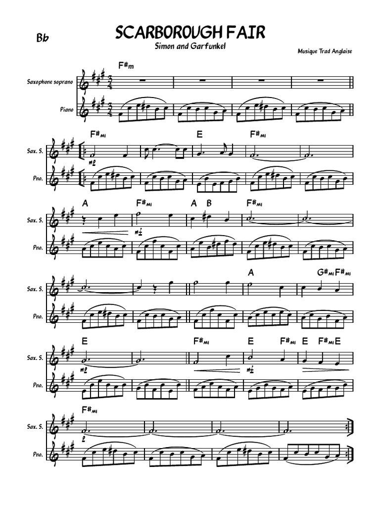 Scarborough Fair BB | PDF