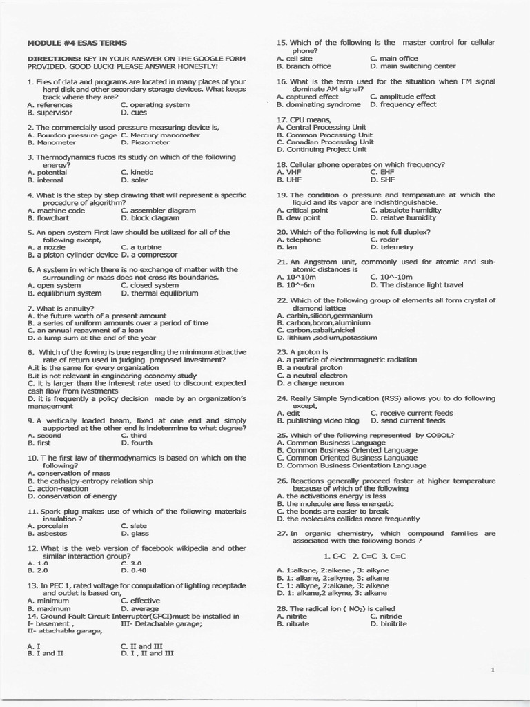 Module #4 Esas | PDF