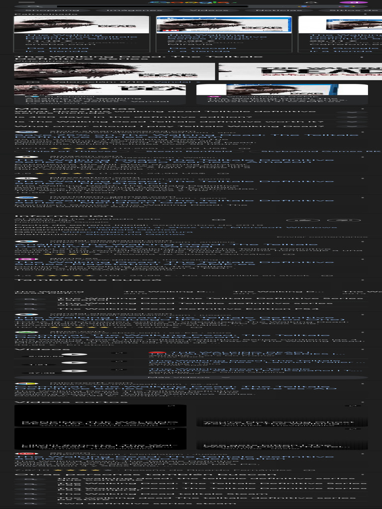 The Walking Dead: Telltale Series Overview | PDF | Video Games | Video Game Franchises