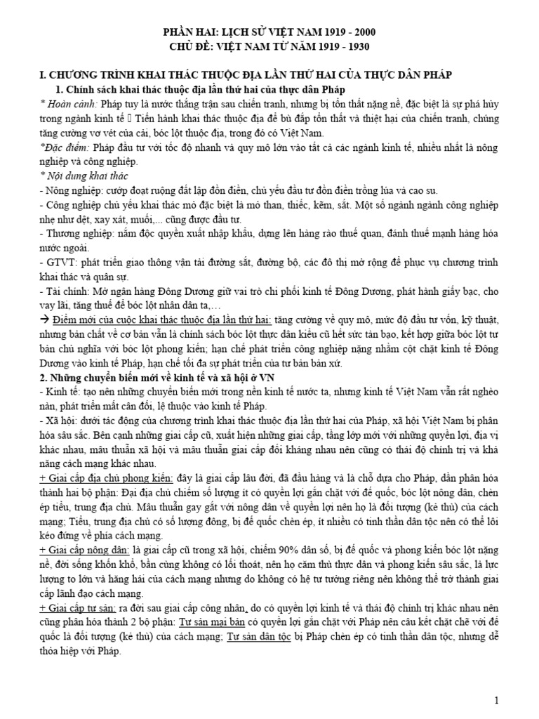 Phiếu học tập LSVN - GV | PDF