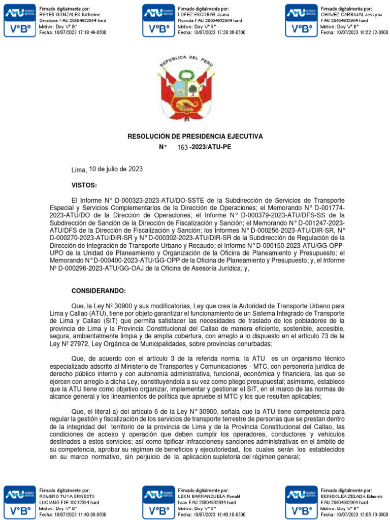 Reglamento Que Regula La Prestación Del Servicio Público de Transporte Especial | PDF | Turismo ...