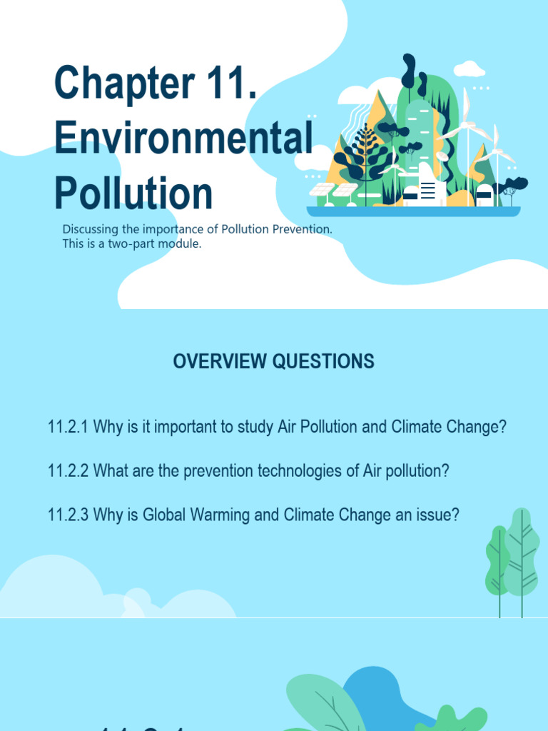 Chapter 11 - Part 2 - Air Pollution and Climate Change | PDF | Air ...