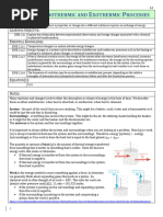 Unit 6 - Thermochemistry: Ap Chemistry | PDF | Heat | Properties Of Water
