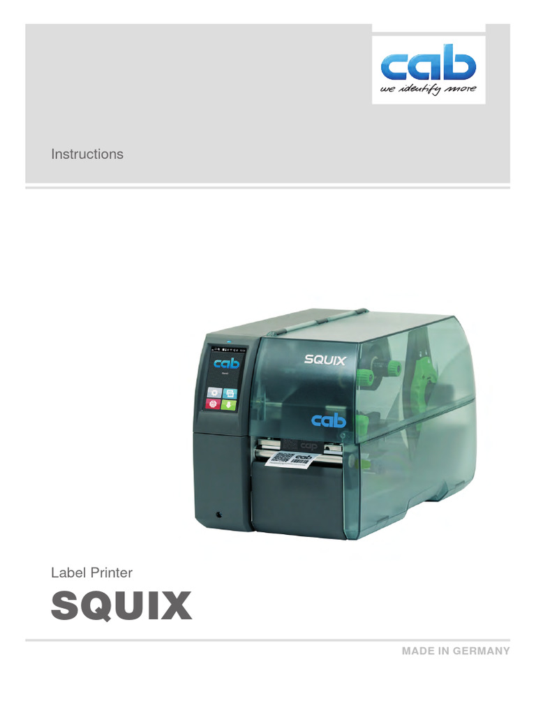BA SQUIX en | PDF | Electrical Connector | Printer (Computing)
