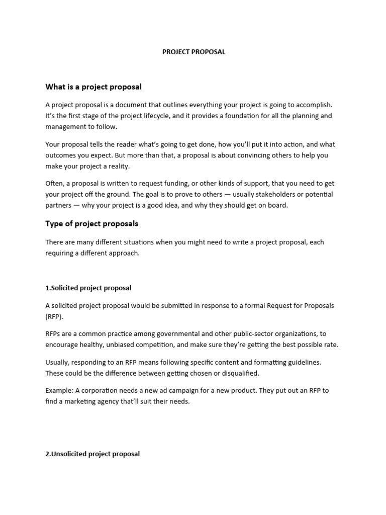 Project Proposa-Wps Office | PDF | Request For Proposal | Communication