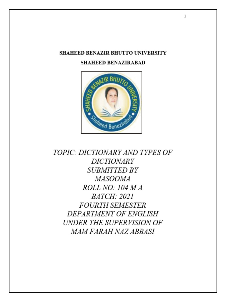 Assignment of Academic Read and Writing | PDF | Dictionary | English Language