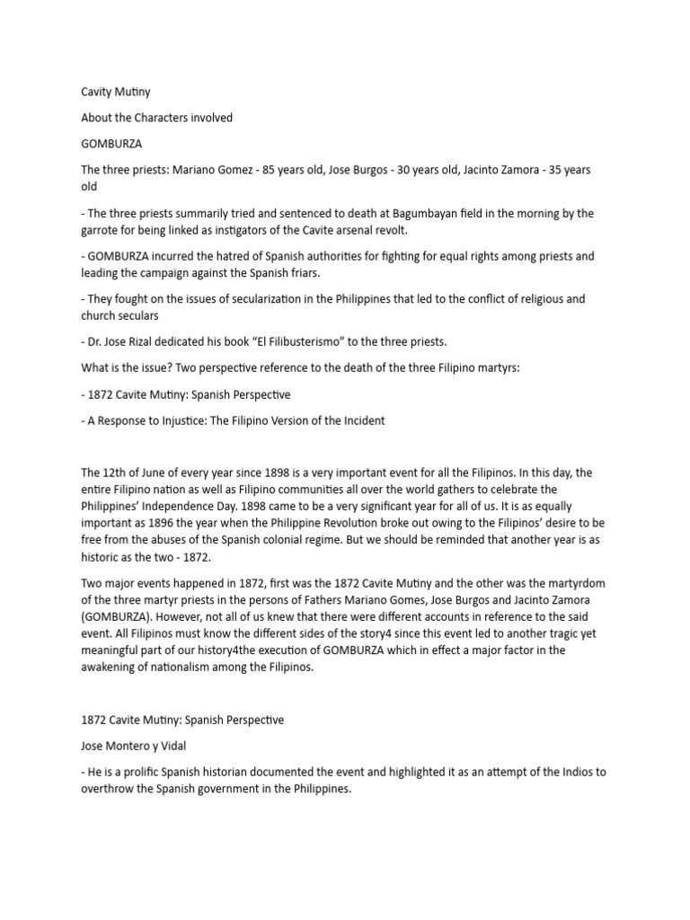 Cavity Mutiny | PDF | Spanish Colonization Of The Americas | Philippines