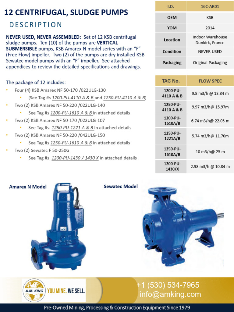 KSB Pump Package | PDF | Pump | Manufactured Goods