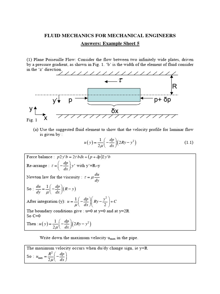 As 5 | PDF | Shear Stress | Fluid Dynamics
