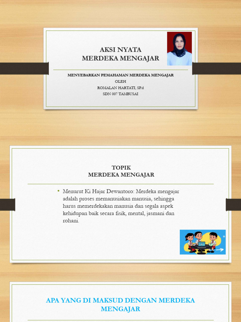 Aksi Nyata Merdeka Mengajar | PDF