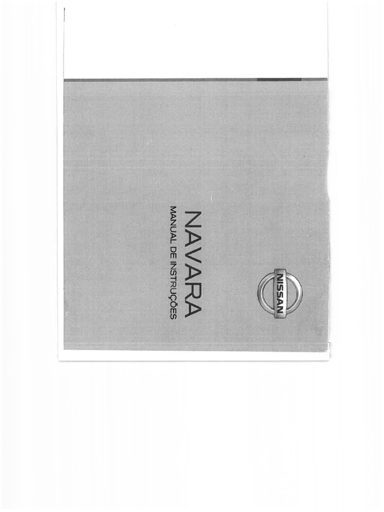 Manual Operador Nissan Navara | PDF