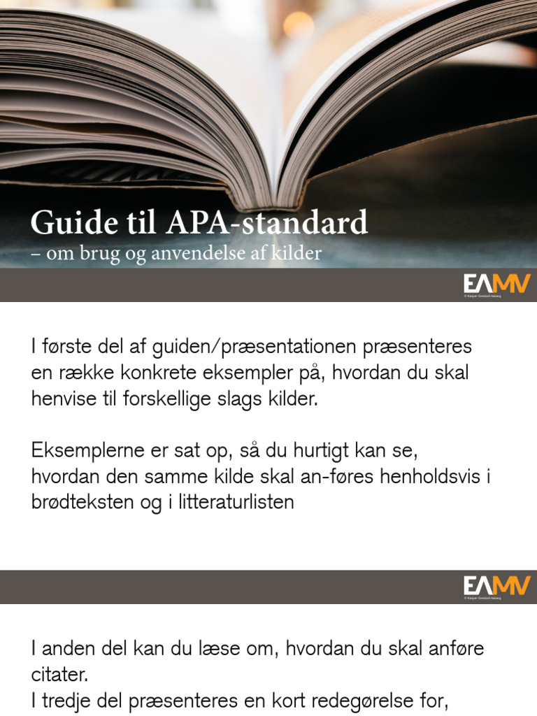 Guide Til APA-standard - 2023 | PDF