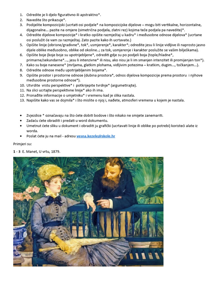 Analiza Slike 1. Raz | PDF