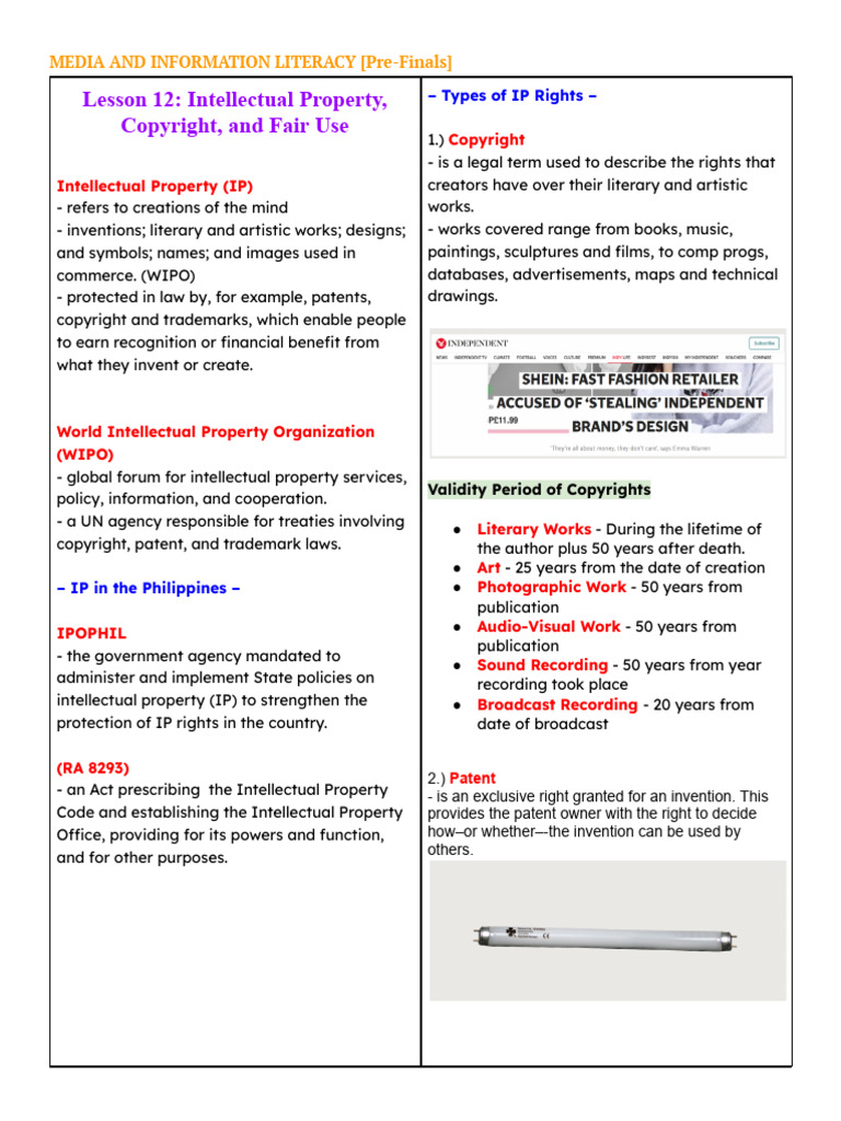 MIL Pre Finals Reviewer 1st Semester | PDF | Typefaces | Typography