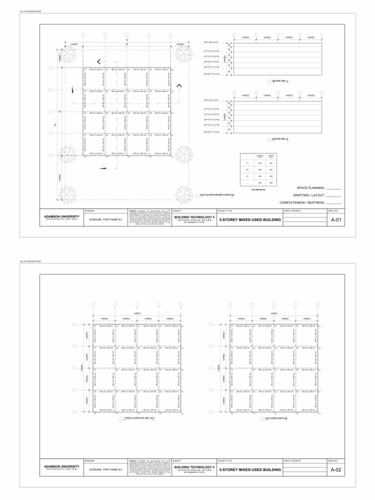 Building Technology 5 (Plate No 2 Guide) | PDF